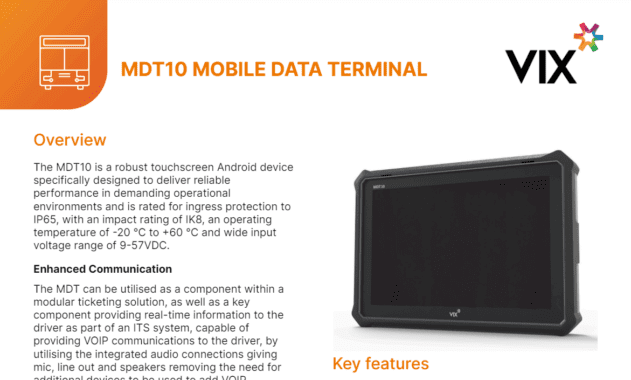 Mobile Data Terminal